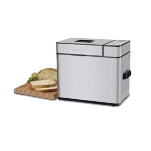 cuisinart cbk-100ssfr 2-pound programmable breadmaker (renewed), stainless steel, silver