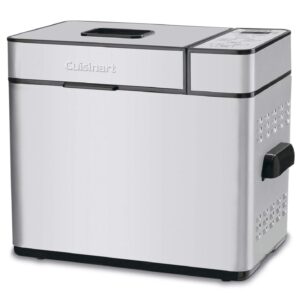 Cuisinart CBK-100SSFR 2-Pound Programmable Breadmaker (Renewed), Stainless Steel, Silver