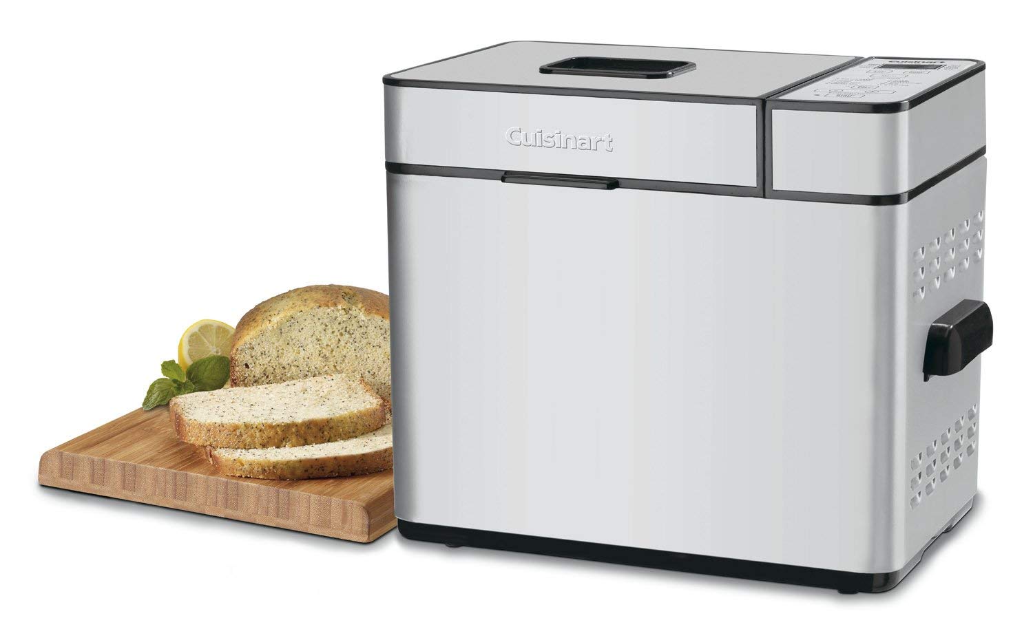 Cuisinart CBK-100SSFR 2-Pound Programmable Breadmaker (Renewed), Stainless Steel, Silver