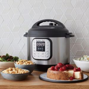 Instant Pot Duo 7-in-1 Electric Pressure Cooker, Slow Cooker, Rice Cooker, Steamer, Sauté, Yogurt Maker, Warmer & Sterilizer, Includes App With Over 800 Recipes, Stainless Steel, 8 Quart