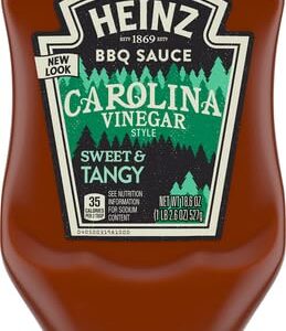 Heinz Carolina Vinegar Style Tangy BBQ Sauce (18.6 oz Bottle)