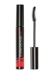 marcelle xtension plus curl mascara, black, curling, lengthening, eye-wided look, fragrance-free, hypoallergenic, cruelty-free, ophtalmologist tested, 0.28 fl. oz.