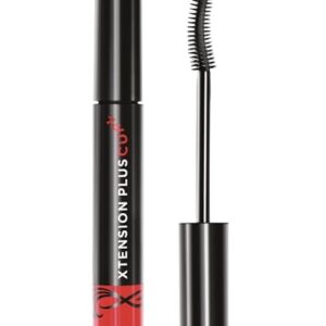 Marcelle Xtension Plus Curl Mascara, Black, Curling, Lengthening, Eye-Wided Look, Fragrance-Free, Hypoallergenic, Cruelty-Free, Ophtalmologist Tested, 0.28 Fl. Oz.