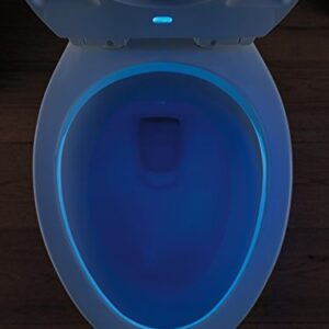 DELTA FAUCET Rubber Limited 803902-N-WH Sanborne Round Nightlight Toilet Seat with Slow Close and Quick-Release, White