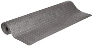 performance tool w88981 anti-fatigue grip mat roll (lg) (30 square feet) grey