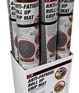 Performance Tool W88981 Anti-Fatigue Grip Mat Roll (LG) (30 Square Feet) Grey