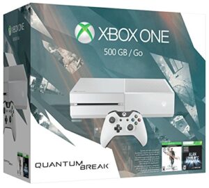 xbox one 500gb white console - special edition quantum break bundle