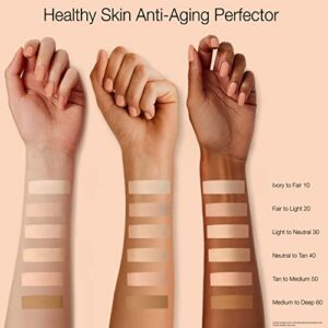 Neutrogena Healthy Skin Anti-Aging Perfector Tinted Facial Moisturizer and Retinol Treatment with Broad Spectrum SPF 20 Sunscreen with Titanium Dioxide, 30 Light to Neutral, 1 fl. oz