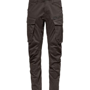 G-Star Raw Men's Rovic Zip 3D Straight Tapered Fit Cargo Pants, Raven, 34W x 32L