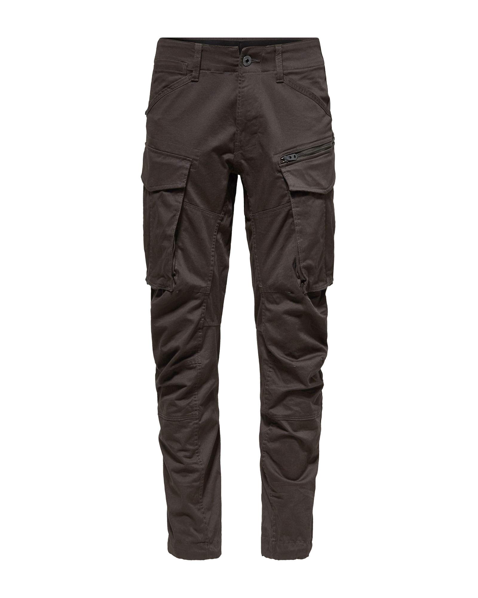 G-Star Raw Men's Rovic Zip 3D Straight Tapered Fit Cargo Pants, Raven, 34W x 32L