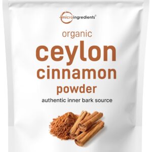 Organic Ceylon Cinnamon Powder, 2lbs | Premium Sri Lanka Cinnamon for Spice & Seasoning | Great for Baking, Cooking & Drinks | Additive Free, Non-GMO, Bulk Supply