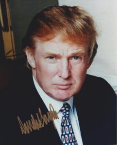 kirkland donald trump 8 x 10 photo autograph on glossy photo paper