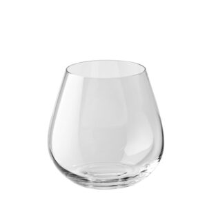 zwilling j.a. henckels 6 piece predicat whisky/stemless glass set, 20.4 oz, red