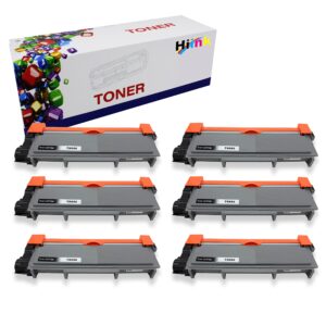 hiink 6 pack tn660 toner cartridge replacement for brother tn660 tn630 toner cartridge used in canon hl-l2300d hl-l2305w hl-l2340dw hl-l2360dw hl-l2380dw mfc-l2680w(black, 6-pack)