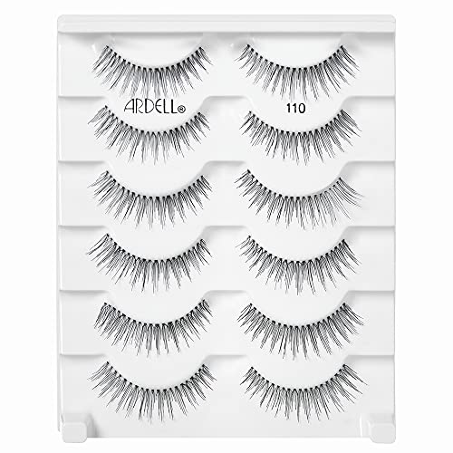 Ardell False Eyelashes, Natural 110, 5 pair + bonus pair Multipack for Eye-Lifting Effect