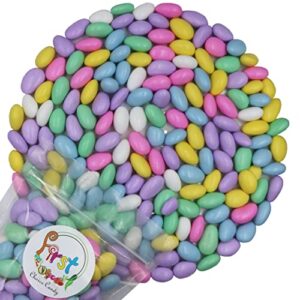 firstchoicecandy jordan almonds (1 pound, assorted pastel colors)