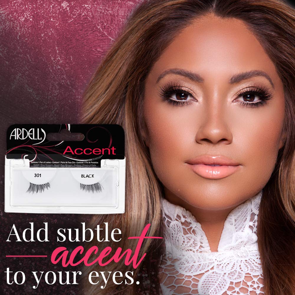 Ardell Accent Lashes, Black [301] 1 Pair