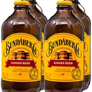 Bundaberg Ginger Beer, 12.7 Fl Oz Bottles, 4 Pack