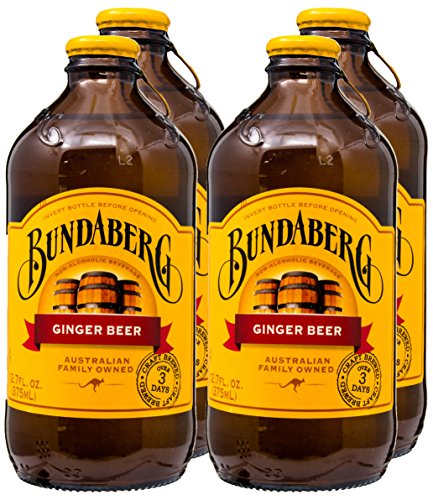 Bundaberg Ginger Beer, 12.7 Fl Oz Bottles, 4 Pack