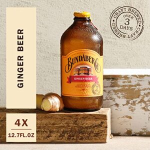 Bundaberg Ginger Beer, 12.7 Fl Oz Bottles, 4 Pack