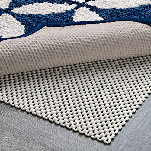 DoubleCheck Products Rug Gripper Non Slip Rug Pad Underlay Liner for Hardwood Floors Supper Grip Thick Padding Adds Cushion Prevents Sliding Size 2 X 4