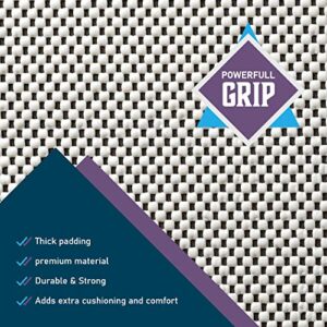 DoubleCheck Products Rug Gripper Non Slip Rug Pad Underlay Liner for Hardwood Floors Supper Grip Thick Padding Adds Cushion Prevents Sliding Size 2 X 4