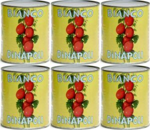 bianco dinapoli organic whole peeled tomatoes, 28 oz, 6 pack