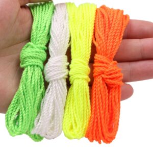 PENTA ANGEL 80 Yoyo String (10 Each - Florescent Lime Green, Yellow, Orange，Blue,Rose,Red,Black and White)