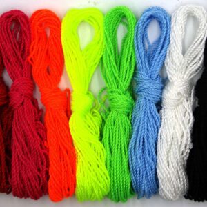 PENTA ANGEL 80 Yoyo String (10 Each - Florescent Lime Green, Yellow, Orange，Blue,Rose,Red,Black and White)