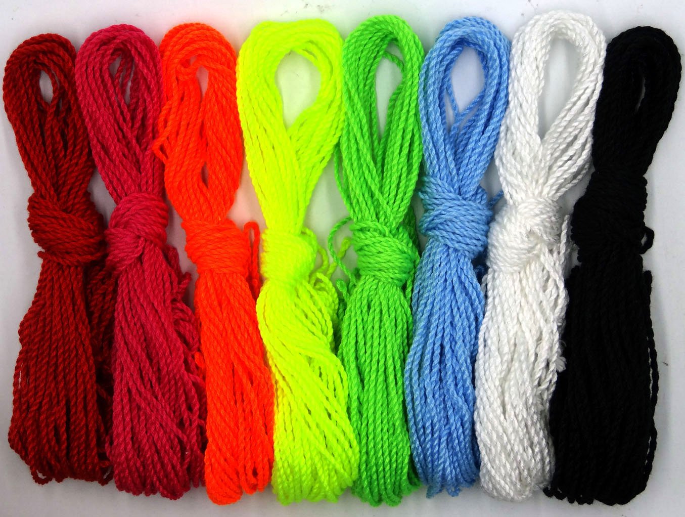 PENTA ANGEL 80 Yoyo String (10 Each - Florescent Lime Green, Yellow, Orange，Blue,Rose,Red,Black and White)