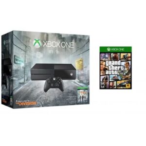 microsoft xbox one 1tb tom clancy's the division bundle w/grand theft auto v