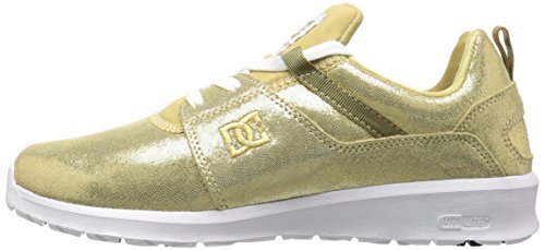 DC Women's Heathrow SE Shoes Skateboarding, Gold, 10.5 M US