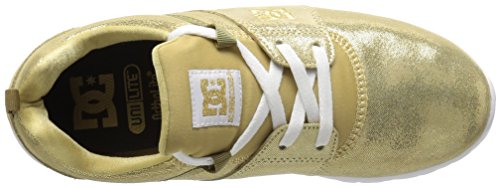 DC Women's Heathrow SE Shoes Skateboarding, Gold, 10.5 M US