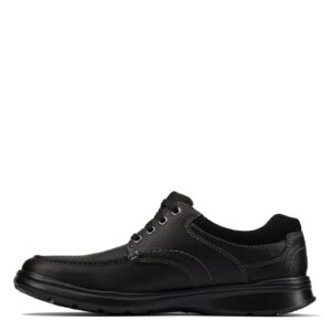 clarks men's cotrell edge oxford, black oily leather, 11 d-medium us