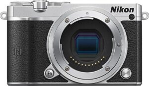 nikon 1 j5 mirrorless digital camera (silver body only) international version (no warranty)