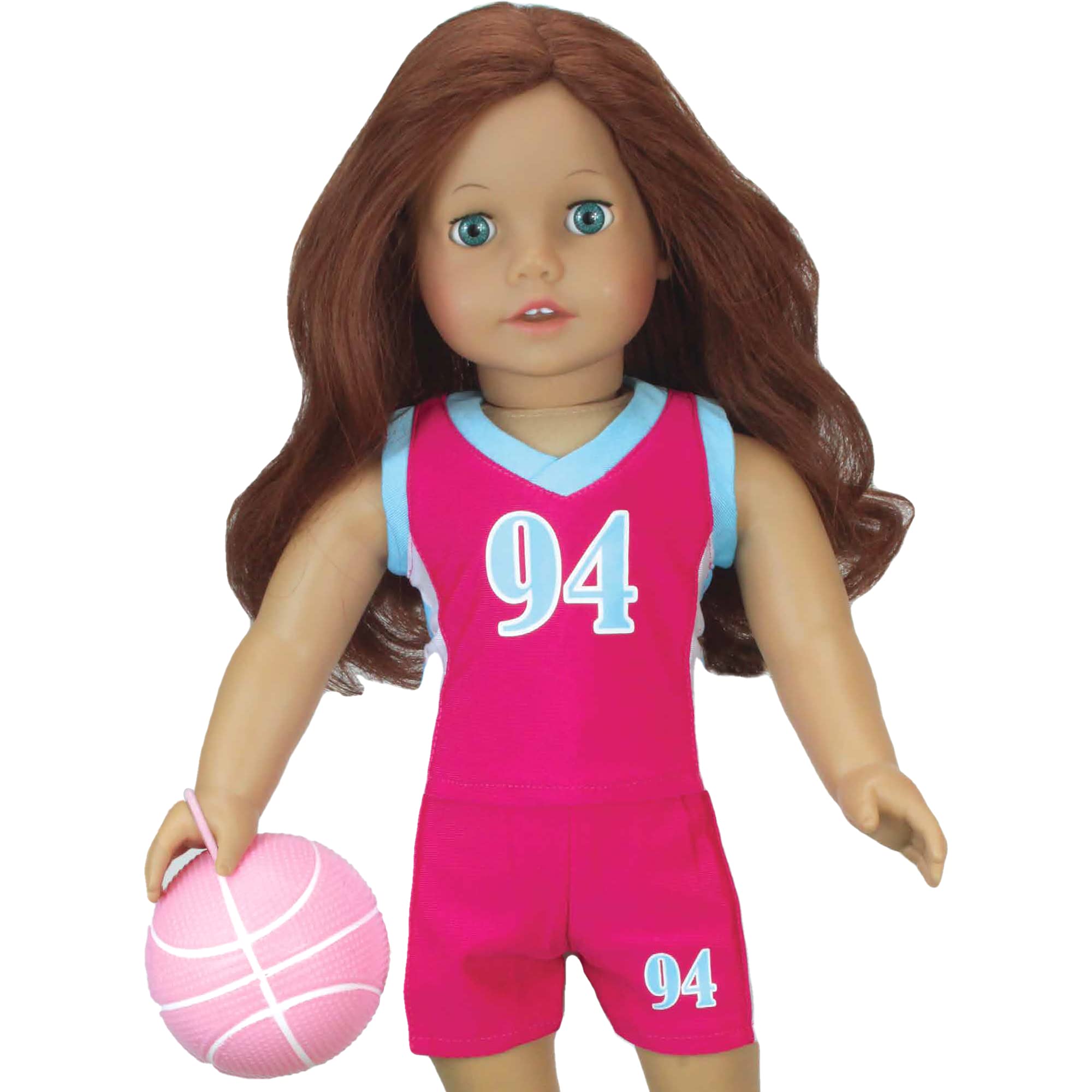 Sophia's Doll Sports Uniform, 3 Piece Sports Outfit for 18 Inch Dolls | Shirt, Shorts, Skirt | Gift Bag Included