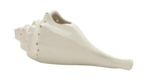 deco 79 classic ceramic sea shell