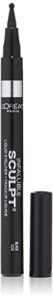 l'oreal paris infallible sculpt liquid eyeliner, black, 0.056 fl; oz; (packaging may vary)