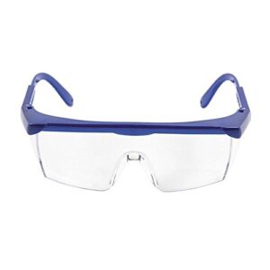 Snow Joe SGLASS-ADJ Protective Safety Glasses with Adjustable Frame Meets Ansi Z81.7 Standard, Blue