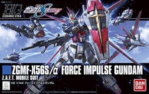 bandai hobby hgce 1/144 force impulse gundam seed destiny gundam revive model kit, multi, 8" (bas5059241)