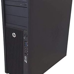 HP Z420 Workstation Computer - 8 Core Intel E5 2670 up to 3.3GHz CPU 20 MB Cache - 64GB DDR3 ECC RAM - NEW 1TB SSD + NEW 4TB HD - Nvidia Quadro 4000 2GB - 3D Rendering and Designing (Renewed)