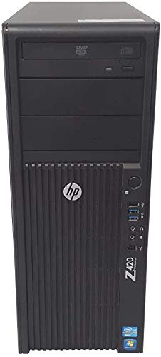 HP Z420 Workstation Computer - 8 Core Intel E5 2670 up to 3.3GHz CPU 20 MB Cache - 64GB DDR3 ECC RAM - NEW 1TB SSD + NEW 4TB HD - Nvidia Quadro 4000 2GB - 3D Rendering and Designing (Renewed)