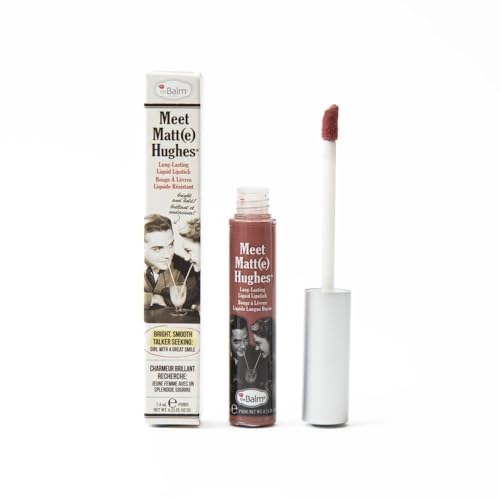 theBalm Meet Matt(e) Hughes Long Lasting Liquid Lipstick , Sincere ,0.25 Ounce