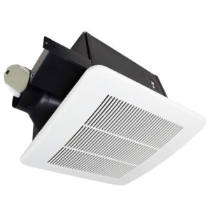 bv bathroom fan ultra-quiet bathroom ventilation & exhaust fan, bathroom ceiling fan, residential remodel energy-saving ceiling mount fan (no attic access required) (150 cfm)