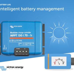 Victron Energy BlueSolar MPPT TR 150V 70 amp 12/24/36/48-Volt Solar Charge Controller