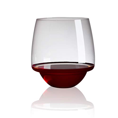 Cortunex Spill Proof Wine Glass Spill Resistant Wine Glass Gift Idea One Non Spilling Wine Glass