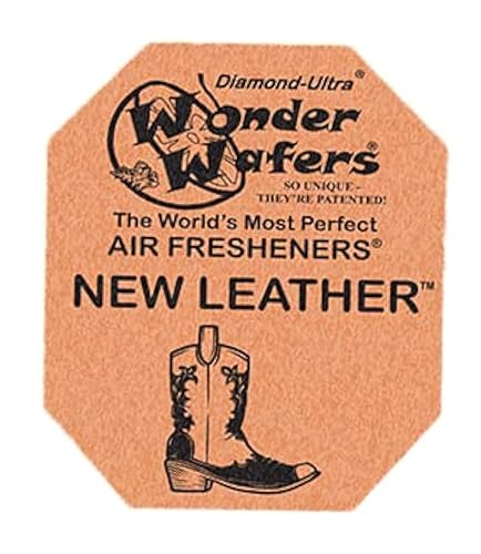 Wonder Wafers 25 CT Individually Wrapped New Leather Air Fresheners