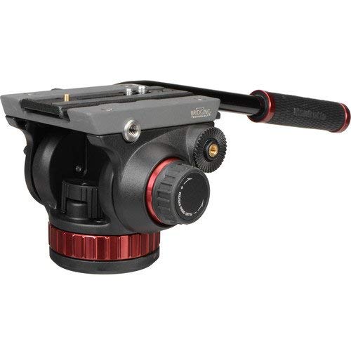 Manfrotto MVK502055XPRO3 Photo Video Hybrid Kit with 502 Series Head, Black