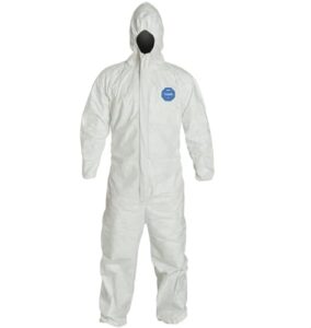 dupont tyvek disposable coveralls with hood - tyvek coverall with hood - x-large, white