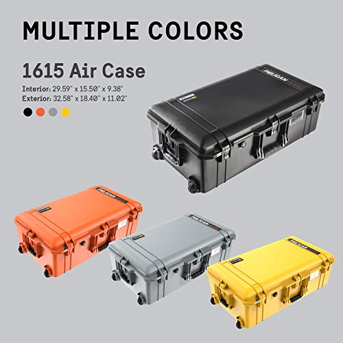 Pelican Air 1615 Case With Foam (Black)